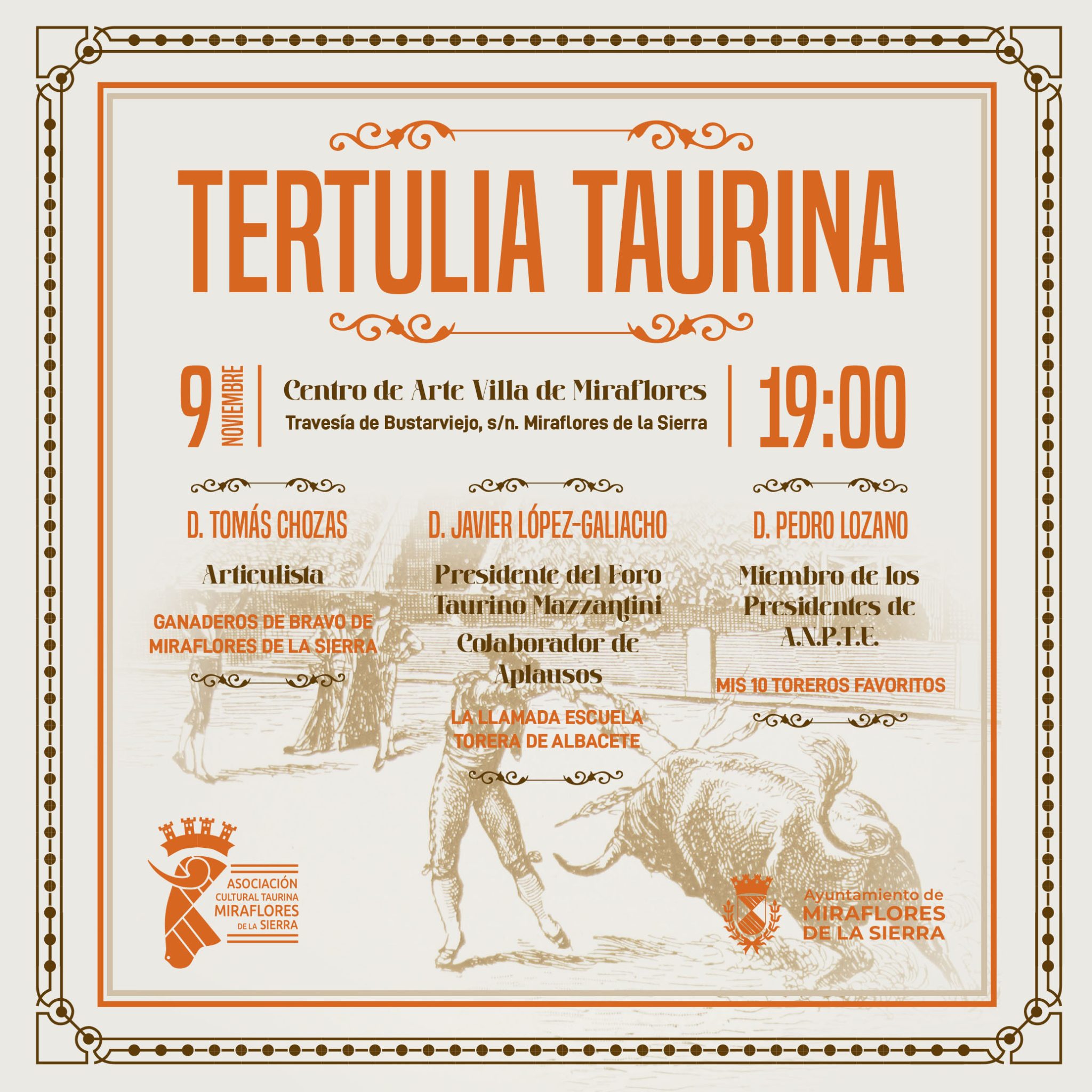 TERTULIA TAURINA - Miraflores de la Sierra